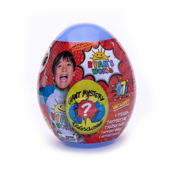 Ryan's World | Toys | Ryans World Ryans World Giant Mystery Egg Blue ...